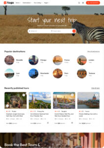 Togo – Travel & Tour Booking WordPress Theme